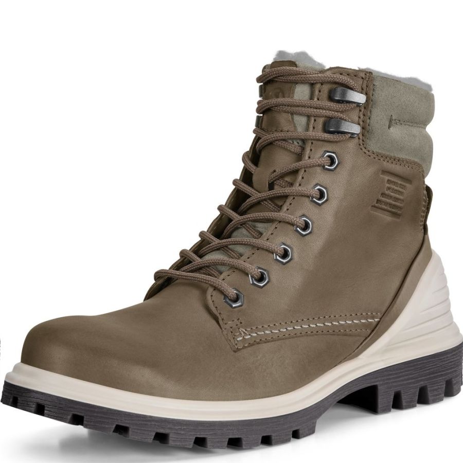 Grå/Silvera kängor i skinn från ECCO (46032354989)