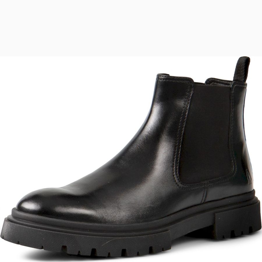 Svarta herrskor i skinn från Hush Puppies (2705BLK3FS0)